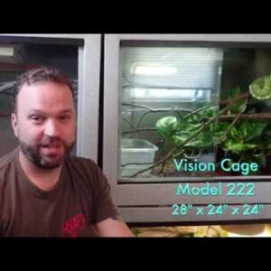 Model 332 Cage - 75 Gallon Reptile Enclosure - Vision Products