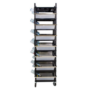 V-35S Tub Rodent Breeding Rack - 7 Levels, 14 Tubs - Vision Products