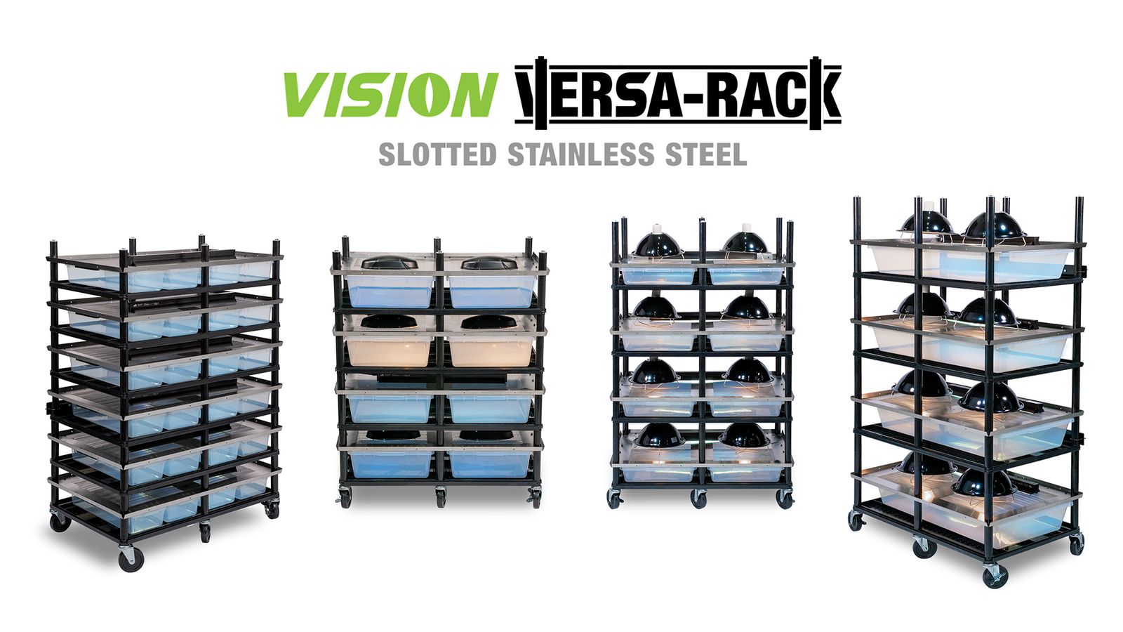 Slotted Stainless Steel Reptile Versa-Rack - Vision Products